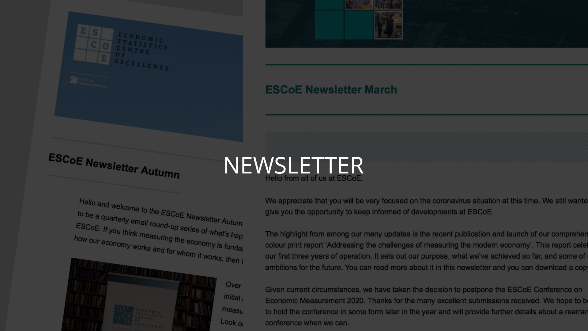 ESCoE Newsletter December 2020 - ESCoE : ESCoE