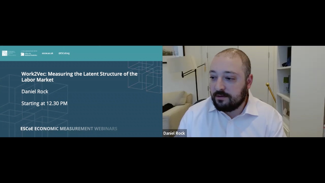 'Work2Vec: Measuring the Latent Structure of the Labor Market' - ESCoE ...