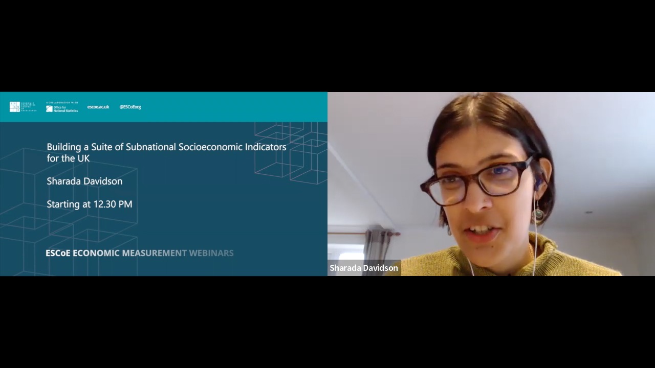 'Building a Suite of Subnational Socioeconomic Indicators for the UK ...