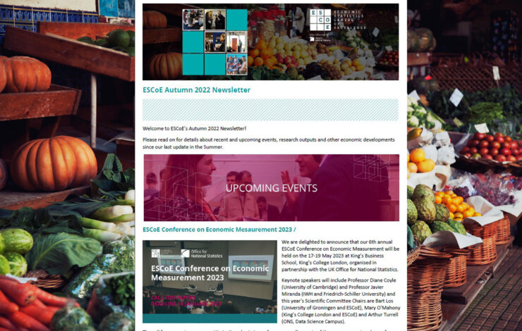 ESCoE Autumn 2022 Newsletter - ESCoE : ESCoE