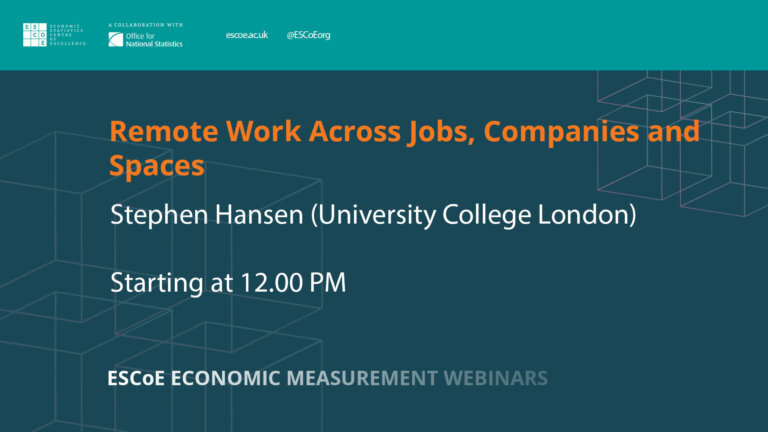 Events - ESCoE : ESCoE