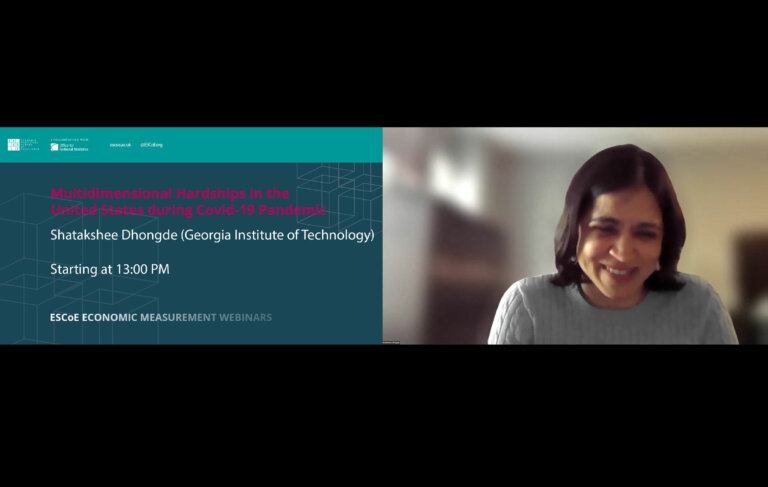 Economic Statistics Centre of Excellence - ESCoE : ESCoE