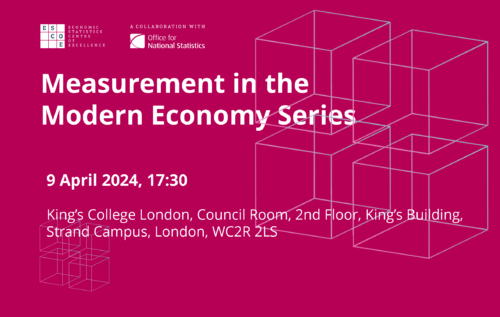 Economic Statistics Centre of Excellence - ESCoE : ESCoE