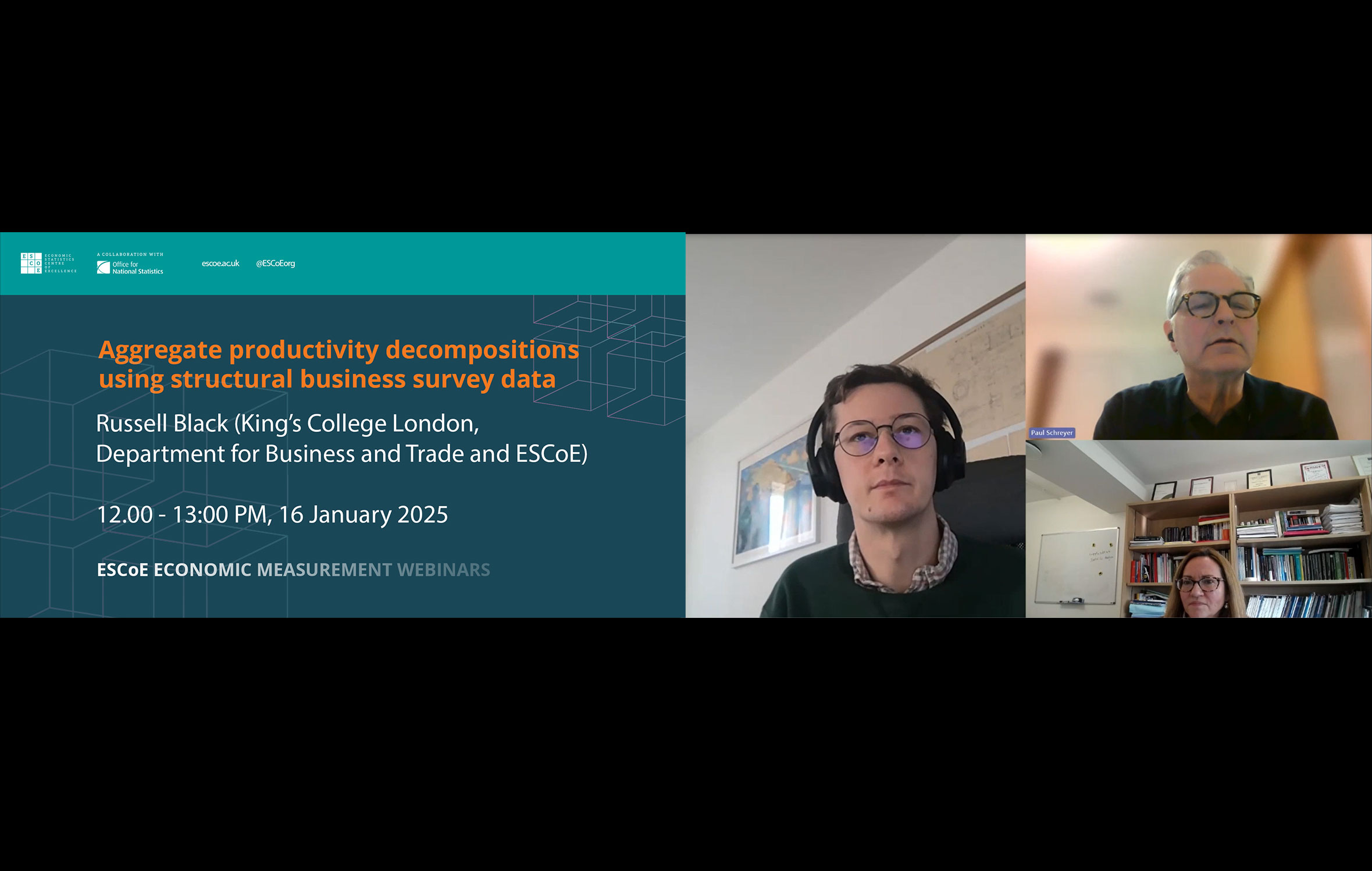 Aggregate productivity decompositions using structural business survey ...